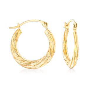 Ross-Simons 14kt Yellow Gold Jewelry Set: 3 Pairs Of Hoop Earrings