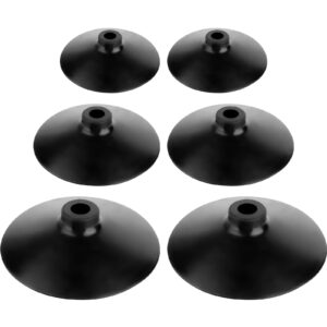 aka sports gear 6 rubber bases for agility pole | weave pole | socccer training pole base - 3 pounds each (6 bases only)