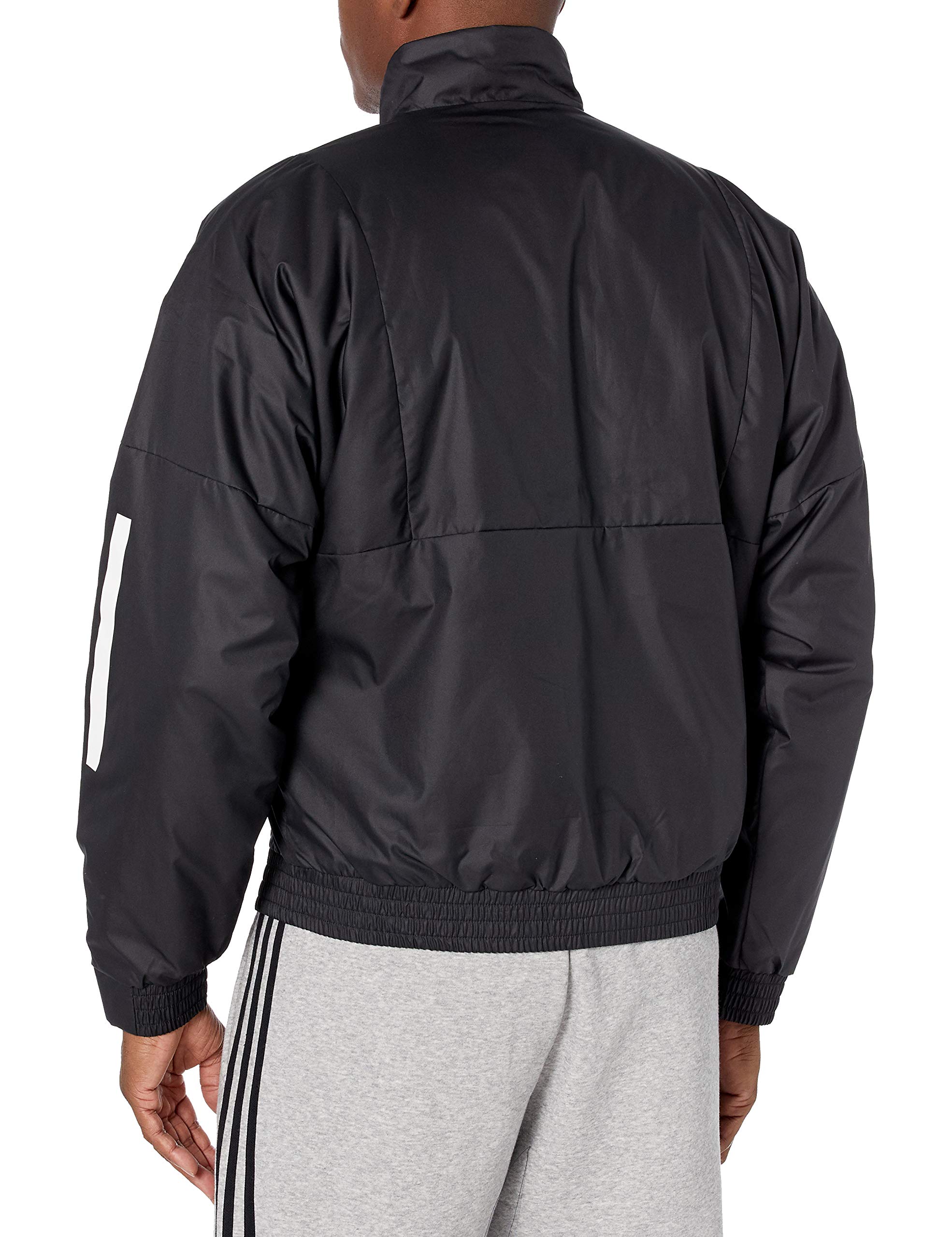 adidas Outdoor mens Back to School Light Jacket Black/White Small