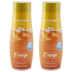 sodastream orange, 440ml 2 pack, 14.8 fl oz (pack of 2)