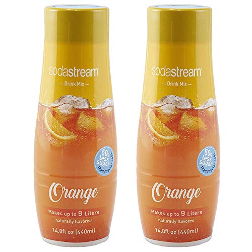 SodaStream Orange, 440ml 2 Pack, 14.8 Fl Oz (Pack of 2)