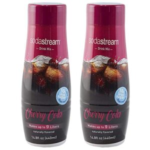 sodastream cherry cola, 440ml 2 pack, 14.8 fl oz (pack of 2)