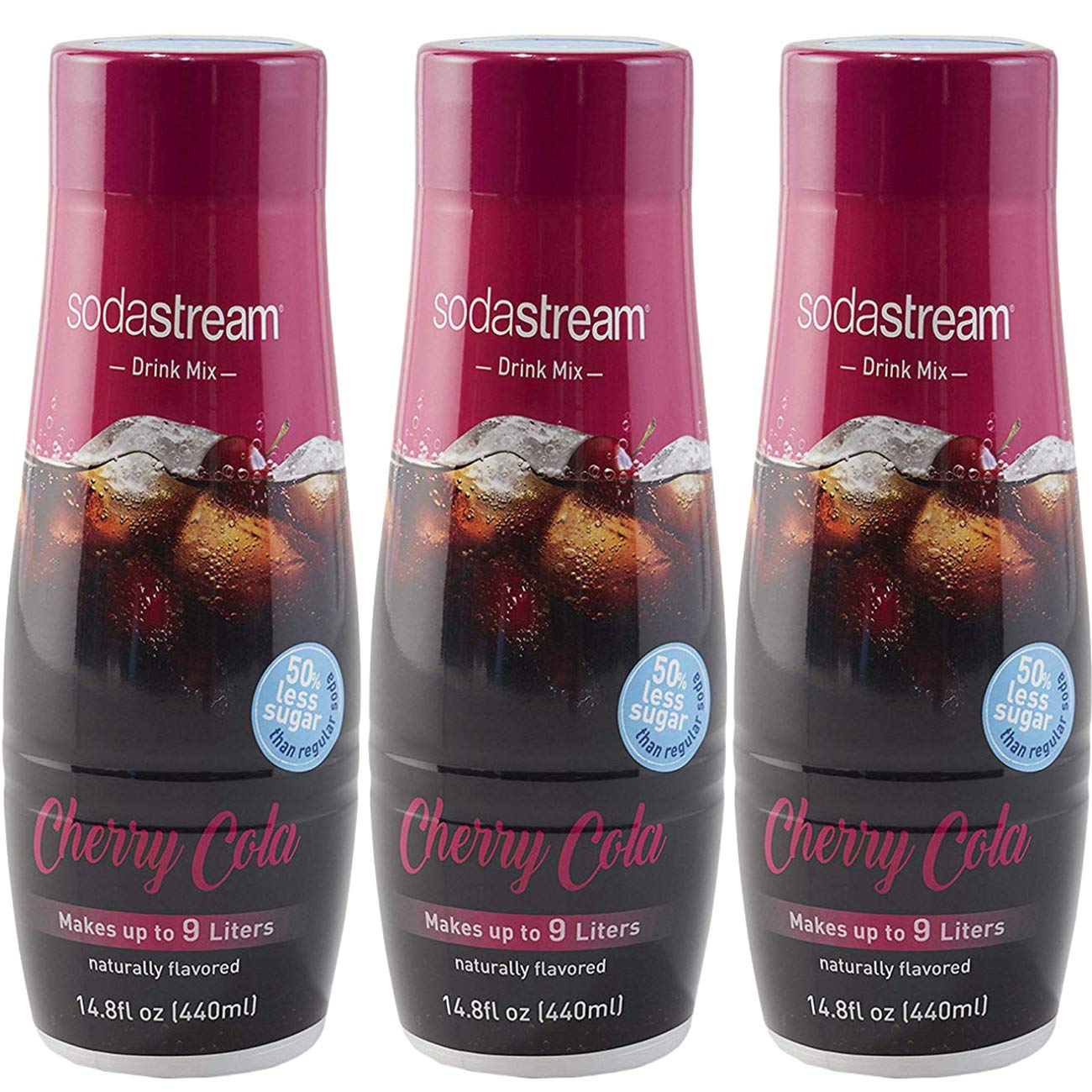 SodaStream Cherry Cola, 440ml 3 Pack, 14.8 Fl Oz