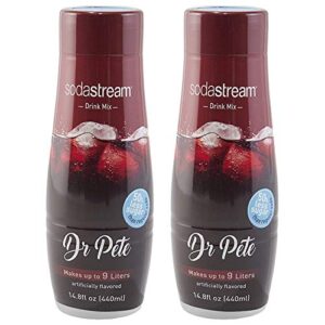 sodastream sparkling drink, dr pete,14.8 fl oz (pack of 2)