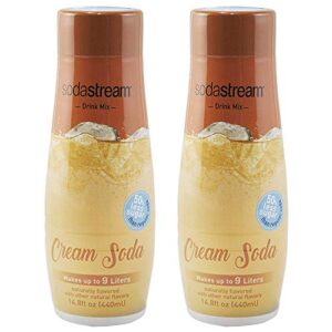 sodastream cream soda, 14.8 oz, 2 pack, 14.8 fl oz