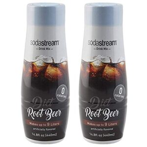 sodastream diet root beer, 14.8 fl oz,pack of 2