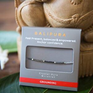 BALIPURA - Healing Bracelet for Women - Healing Crystals, Black Tourmaline- Grounding Hematite Bracelet- Crystals Bracelet And Healing Stones - Smoky Quartz - 2mm Small Bead Bracelets