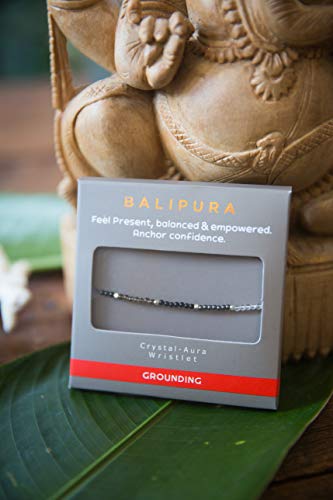 BALIPURA - Healing Bracelet for Women - Healing Crystals, Black Tourmaline- Grounding Hematite Bracelet- Crystals Bracelet And Healing Stones - Smoky Quartz - 2mm Small Bead Bracelets