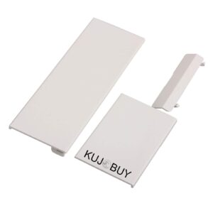 wii white replacement door replacement memory door slot covers repair door for nintendo wii console parts (1 set of 3 pieces white)