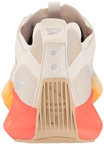 Reebok Women's Zig Kinetica Horizon Cross Trainer, Alabaster/Utility Beige/Carotene, 8