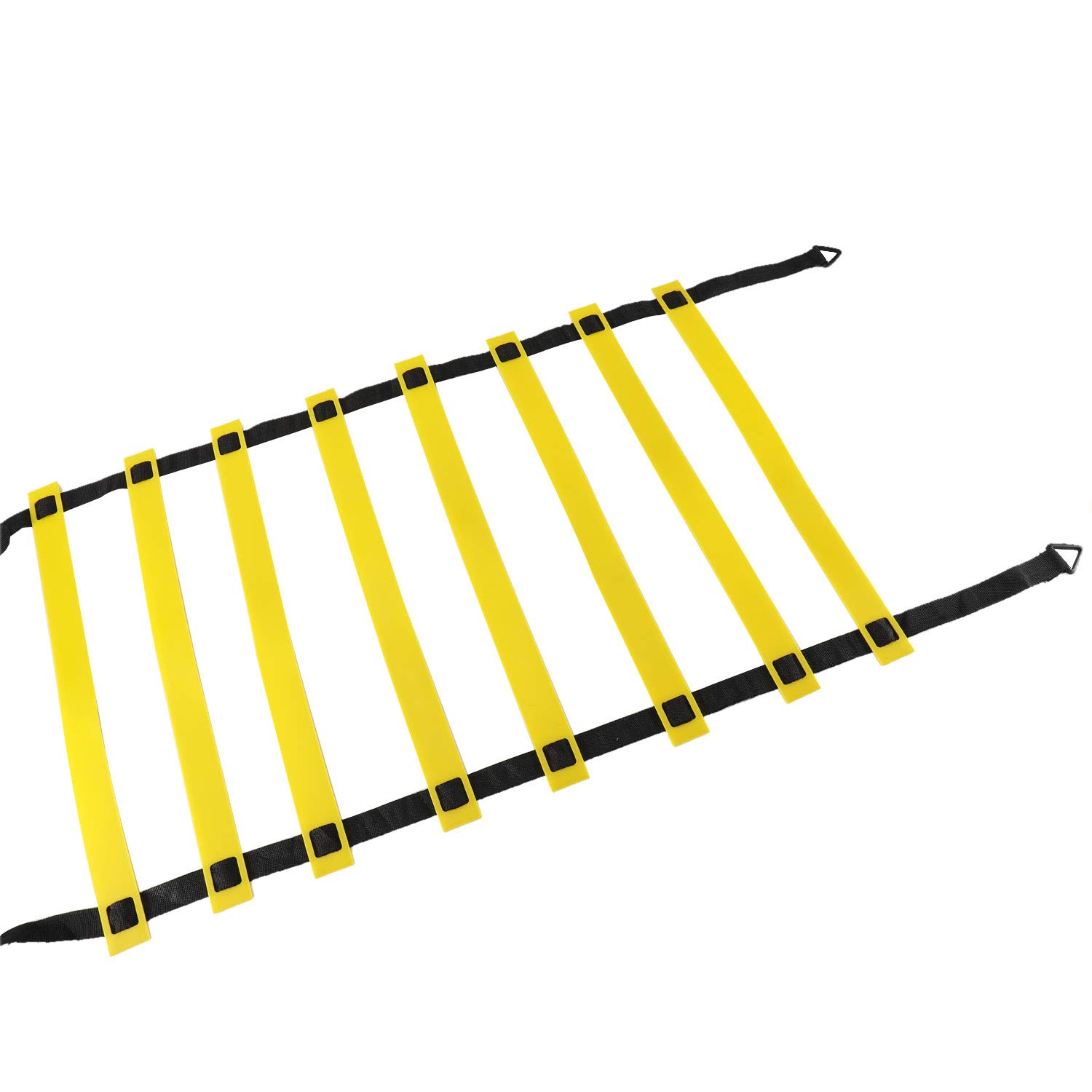 Yaegoo Speed Agility Training Set, Include 1 Resistance Parachute, 1 Agility Ladder with 4 Steel Stakes, 4 Adjustable Hurdles, 12 Disc Cones and a Storage Bag