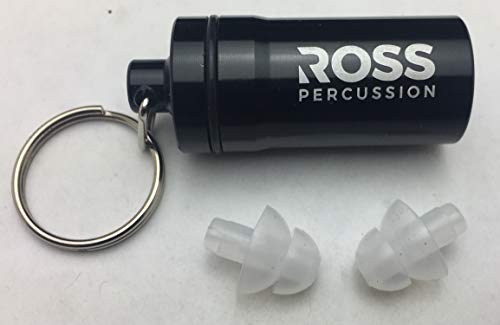 Ross Percussion High Fidelity Drummer Ear Plugs - Noise Reduction 19dB