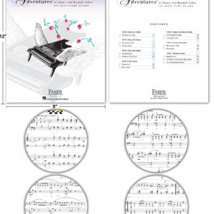 Piano Adventures Level 3B Learning Set By Nancy Faber - Lesson, Theory, Performance, Technique & Artistry Books & Juliet Music Piano Keys 88/61/54/49 Full Set Removable Sticker