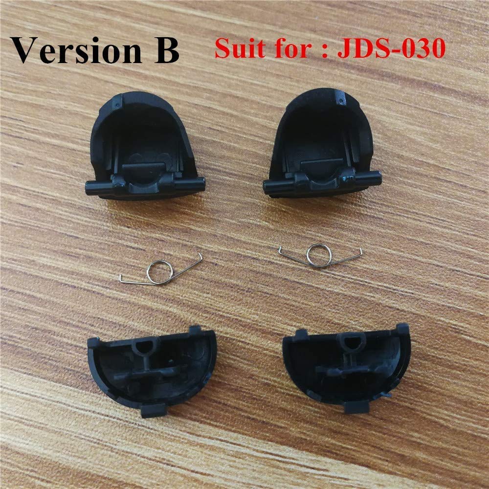 Full Set Buttons L1 R1 L2 R2 Trigger Buttons with Springs Screwdriver Replacement for Sony Dualshock 4 PS4 Slim JDS030 JDM-030 Game Controller