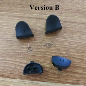 Full Set Buttons L1 R1 L2 R2 Trigger Buttons with Springs Screwdriver Replacement for Sony Dualshock 4 PS4 Slim JDS030 JDM-030 Game Controller