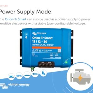 Victron Energy Orion-Tr Smart 12/12-Volt 30 amp 360-Watt DC-DC Charger Isolated (Bluetooth)