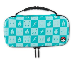 powera protection case kit for nintendo switch lite - pokemon checkerboard: turquoise