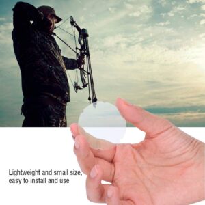 4X 6X 8X Professional Archery Sight Lens Flat Glass Lens Compound Bow Scope Magnifier Lens Accessory (8X)