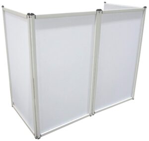 harmony audio ha-skrim light aluminum portable dj event facade booth scrim new