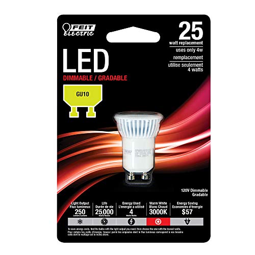 Feit Electric BPMR11/GU10/LED/CAN 25 W EQ Warm White DM MR11 Reflector LED Light Bulb