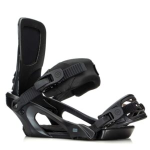 ride kx snowboard bindings - medium/black