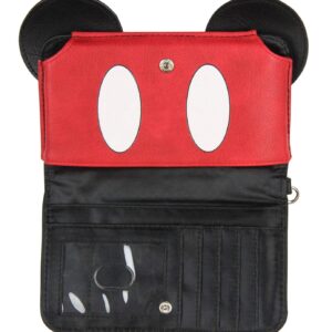 Disney Mickey Mouse Ears 90 Years True Original 3D Cell Phone Wristlet Wallet