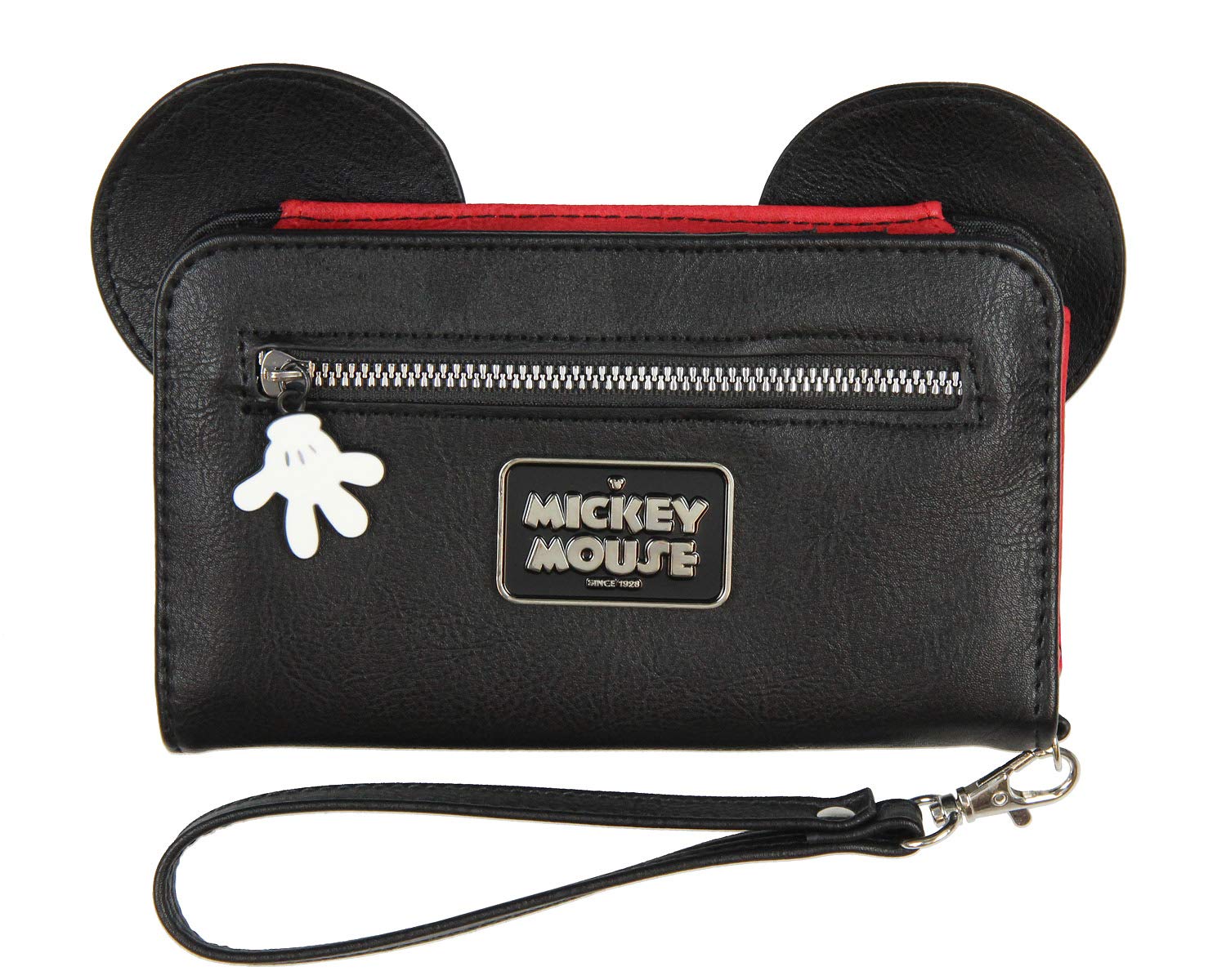 Disney Mickey Mouse Ears 90 Years True Original 3D Cell Phone Wristlet Wallet