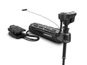 lowrance ghost - freshwater trolling motor, 47" shaft, bow mount, 97/120 lbs thrust with configurable foot pedal, hdi sonar