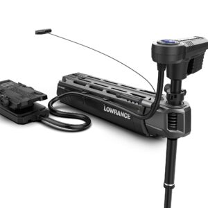 Lowrance Ghost - Freshwater Trolling Motor, 47" Shaft, Bow Mount, 97/120 lbs Thrust with Configurable Foot Pedal, HDI Sonar