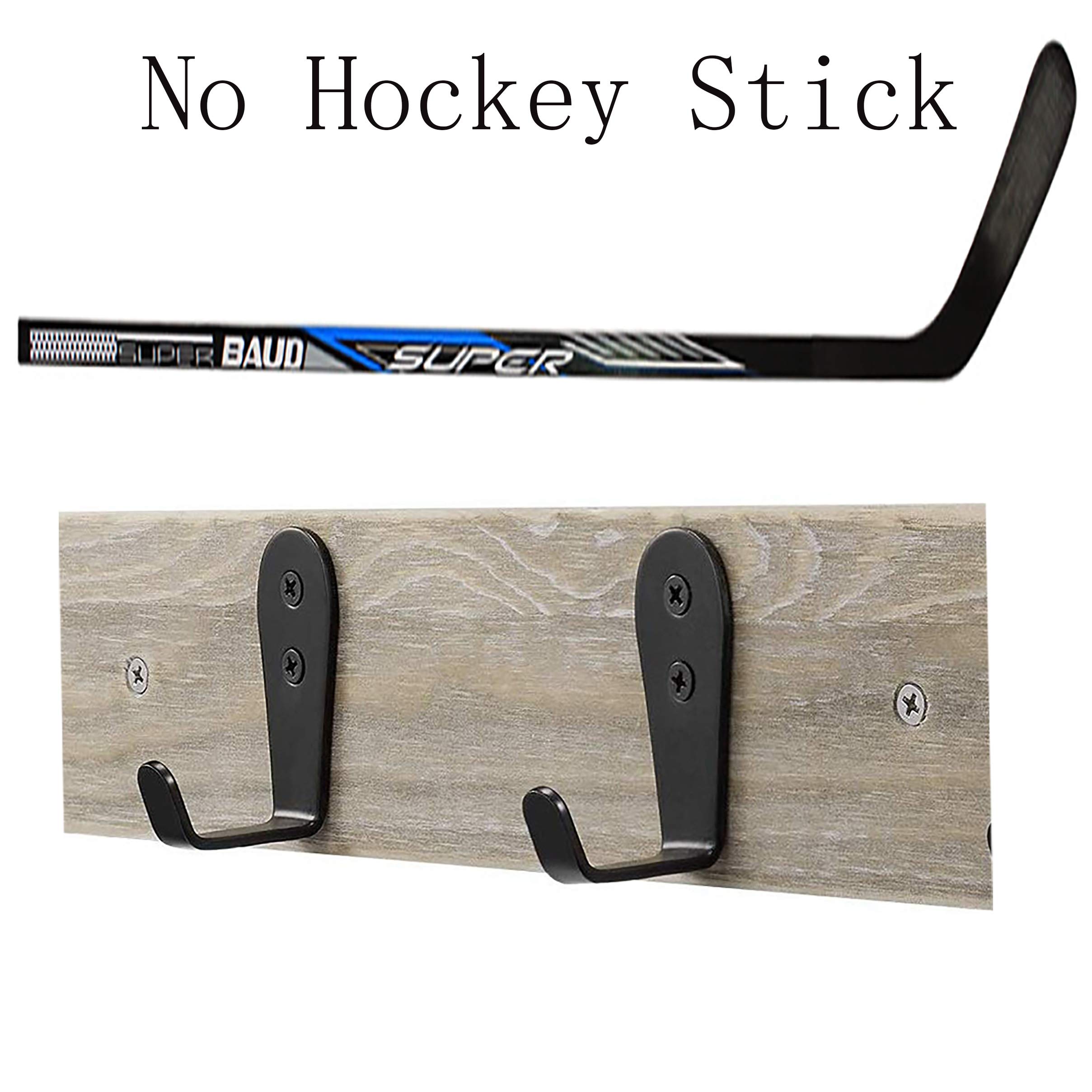 Hockey Stick Display Holder Wall Mount, Golf Club Display Rack, Hockey Stick , Hanger Wall Mounts For Ane Home Or Office ,Wall Mounted Hat Hangger Hooks, Easy to Hang On Wall Horizontally, Perfect fo