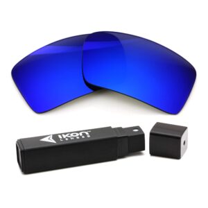 ikon lenses replacement lenses for costa rincon (polarized) - fits costa del mar rincon sunglasses (deep blue mirror)