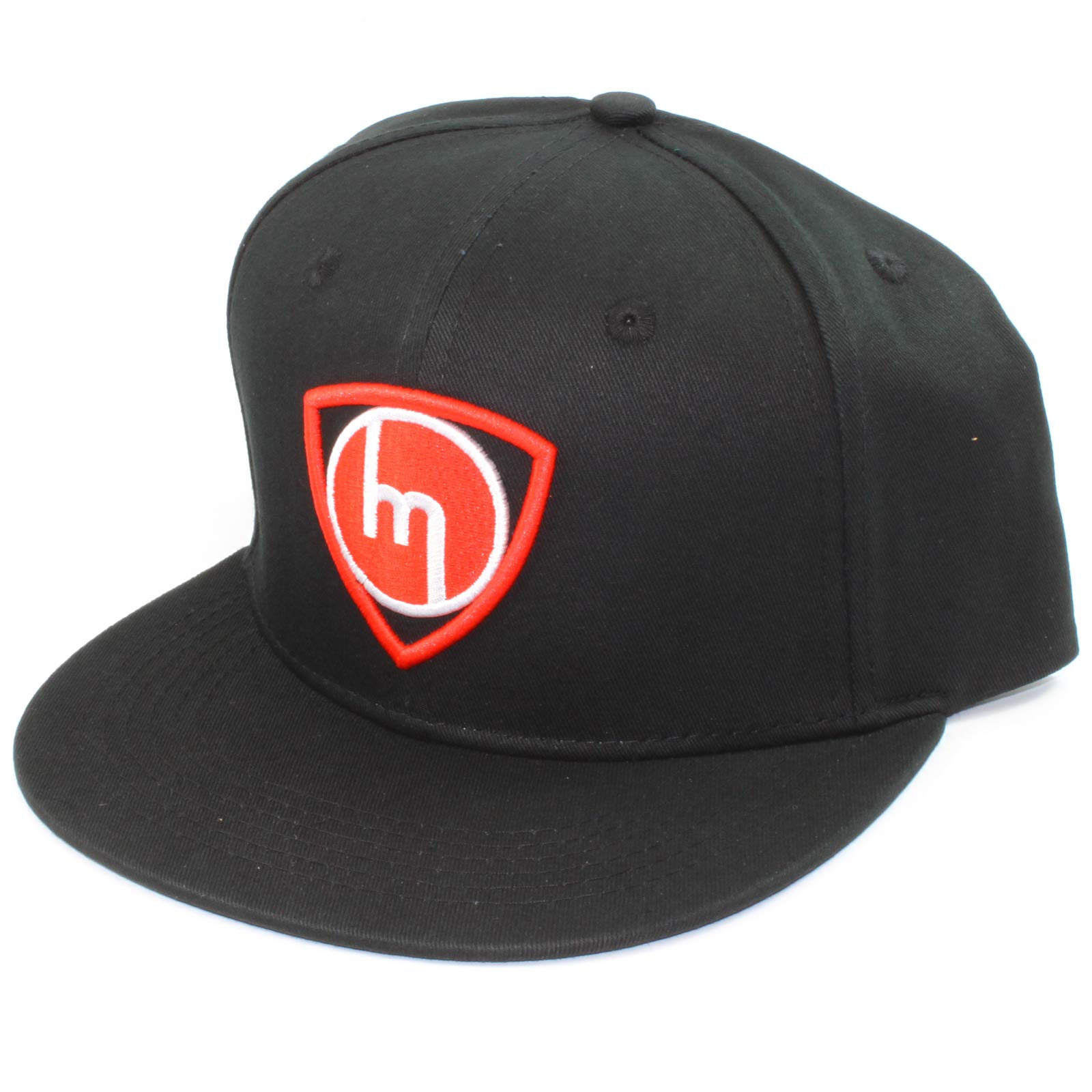 Old School M Rotor - Baseball Cap - Flat Brim Hat (Red) Rotary Engine Wankel Fans!