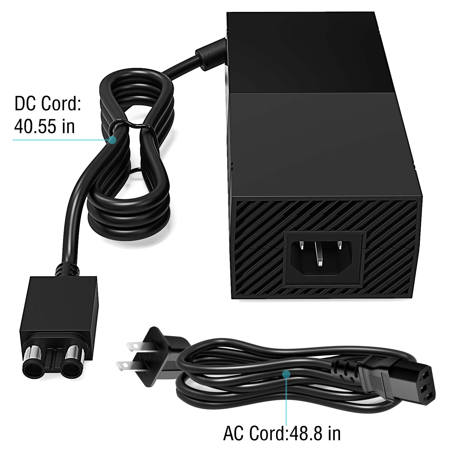 YCCSKY Power Supply Brick for Xbox One [ 2023 Latest Upgrade Version] Power Supply Brick Cord for Xbox Low Noise 100V-240V AC Adapter Power Supply Charger Replacement for Xbox One