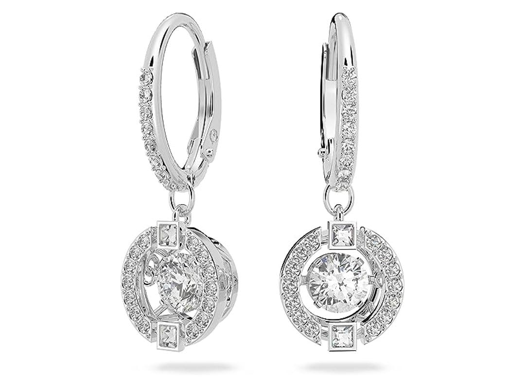 Swarovski Sparkling Dance Pierced Earrings Cz White One Size