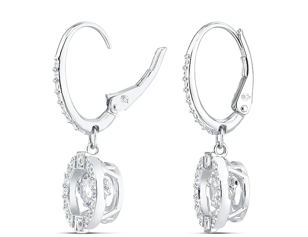 Swarovski Sparkling Dance Pierced Earrings Cz White One Size