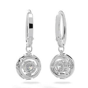 Swarovski Sparkling Dance Pierced Earrings Cz White One Size