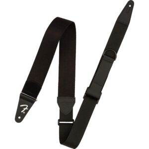 Fender Right Height Guitar Strap, 2in, Black Rayon