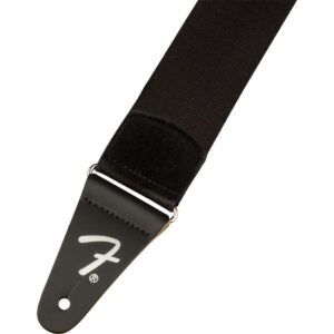 Fender Right Height Guitar Strap, 2in, Black Rayon