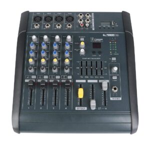 TC-Home Power Mixer Professional 4 Channel with USB Bluetooth 180W RMS 110V