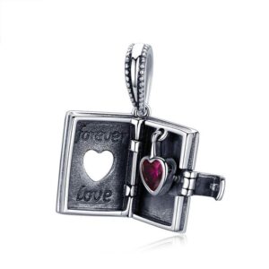 book charm 925 sterling silver mug charm love charm home charm anniversary charm for pandora charm bracelet (book)