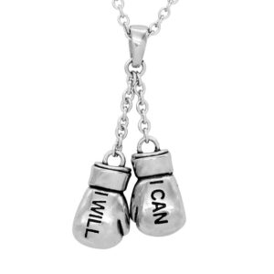 controse knockout boxing gloves necklace