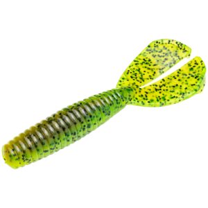 strike king (rgmagm-100) rage magnum menace grub 4 fishing lure, 100 - summer craw, 4", exclusive tail design