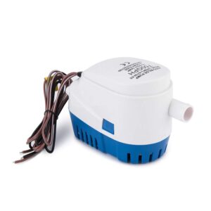 Dontmiss Automatic Submersible small Boat Bilge Pump 12v 750gph Auto with Float Switch 3/4 inch (19mm) Outlet Dia, bilge pumps for boats