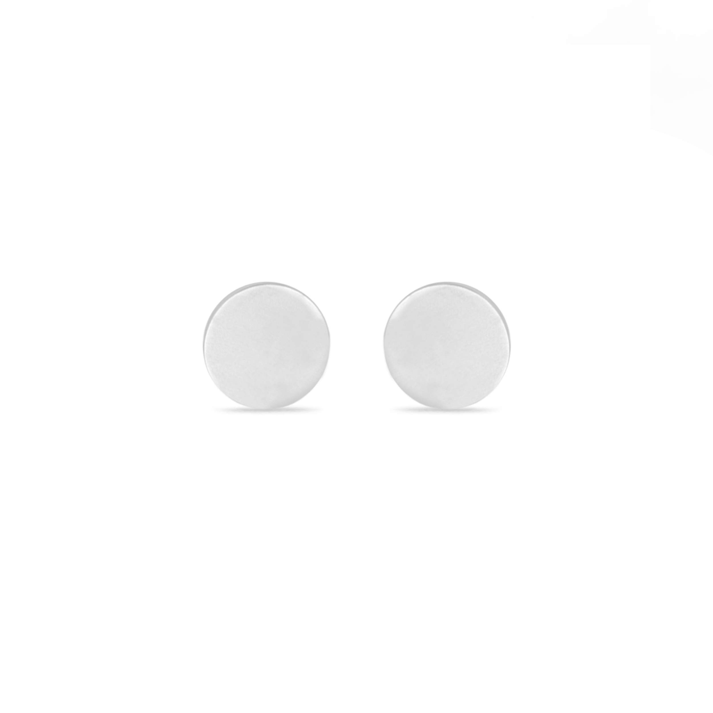 Boma Jewelry Sterling Silver Circle Geometric Stud Earrings