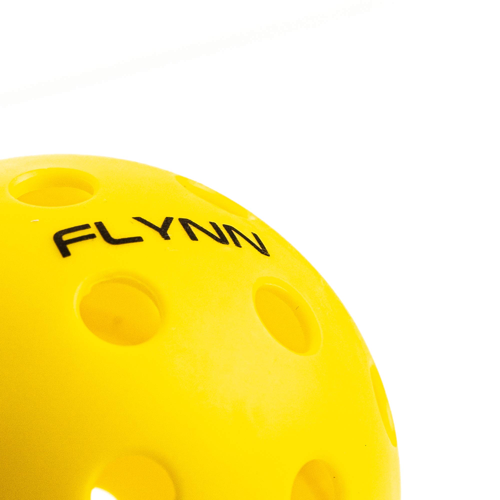 Flynn Outdoor Pickleball Balls – Bright Yellow Durable 40 Hole Pickleballs, Fly True with Consistent Bounce – Convenient 6 Pack, Suitable for Outdoor Pickleball Practice and Match Play.