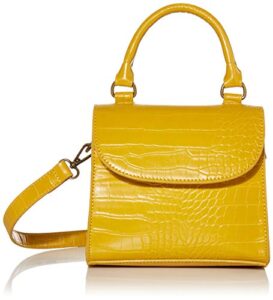 the drop women's diana top handle cross body bag accessory, sunflower, one size