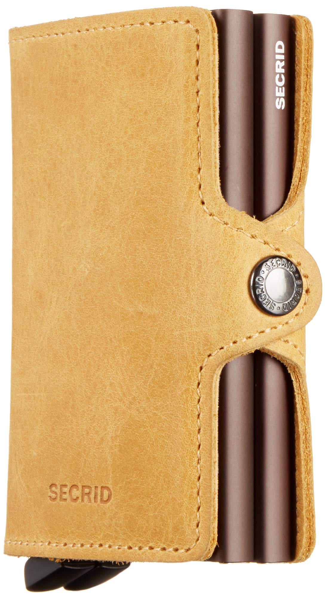 SECRID-Twin Ochre Leather Wallet