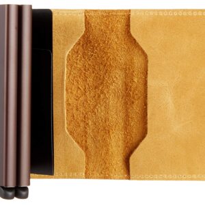 SECRID-Twin Ochre Leather Wallet