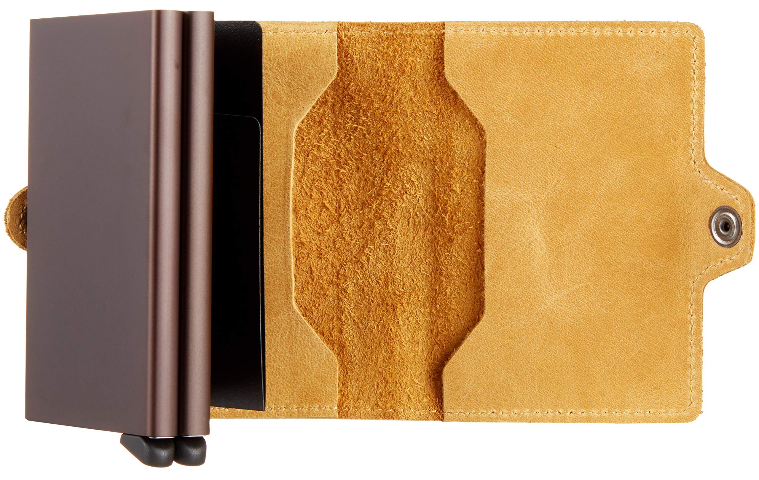 SECRID-Twin Ochre Leather Wallet