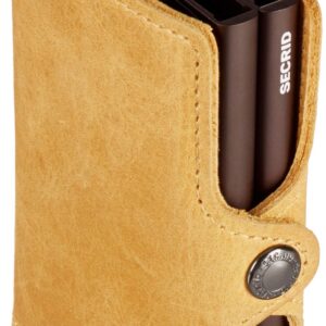 SECRID-Twin Ochre Leather Wallet